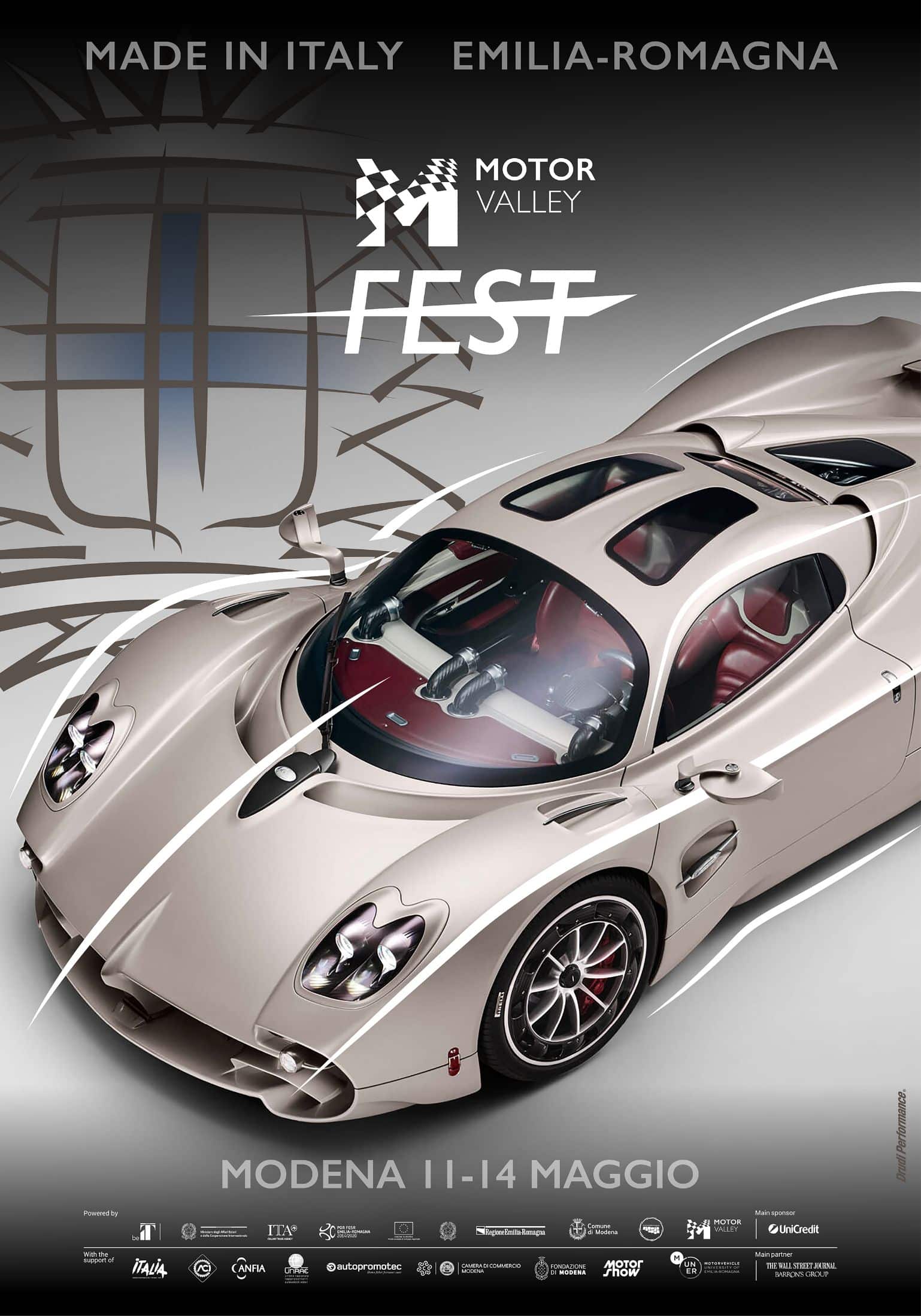 Aldo Drudi x Motor Valley Fest: the official poster of the event is out ...